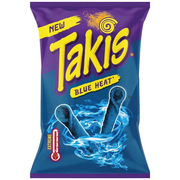 Takis Blue Heat - Feurig-scharfer Snack, 100g