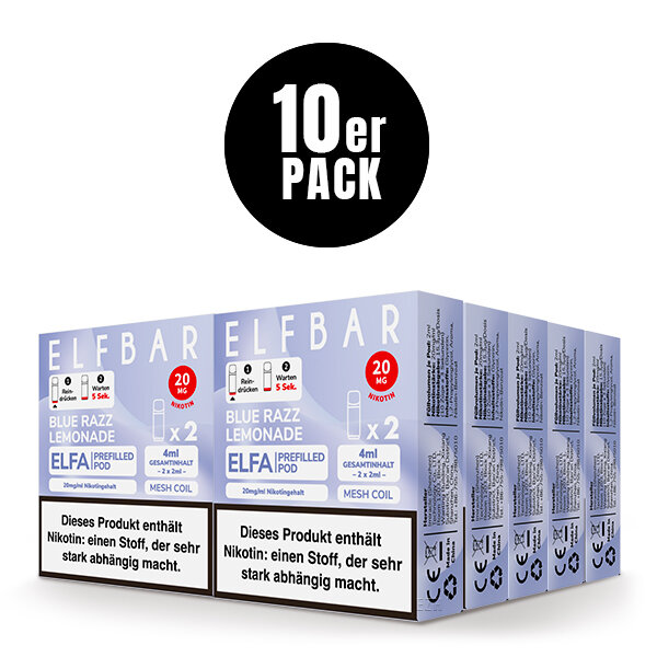 Elfbar ELFA CP Prefilled Pod Blue Razz Lemonade - Fruchtig-spritziger